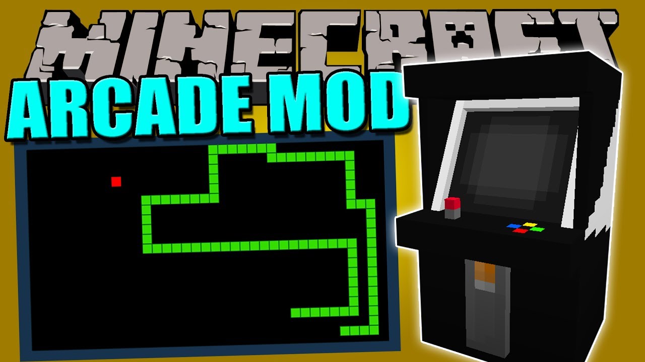 ARCADE MOD - Juega a Snake en Minecraft!! - Minecraft mod 1.11.2 Review ...