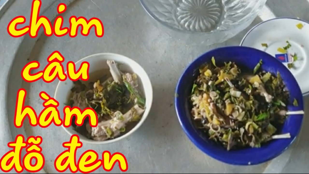 stewed dove with black beans - YouTube