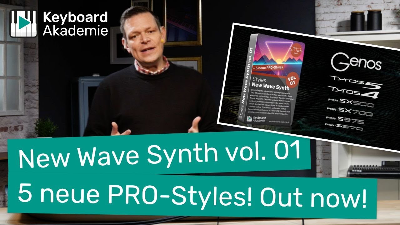 OUT NOW: Styles New Wave Synth vol. 01 | 5 neue PRO-Styles für Yamaha ...