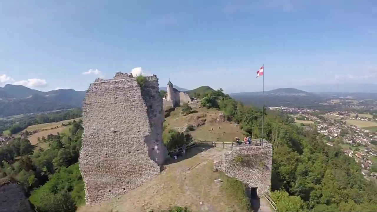 Allinges castle ruins - Drone FPV - YouTube
