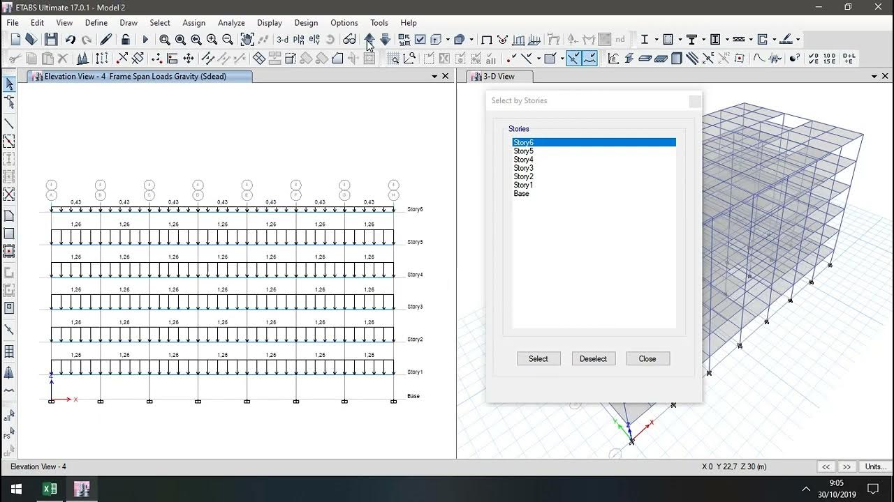 Membuat Model Part 2: Assign Load - ETABS - YouTube