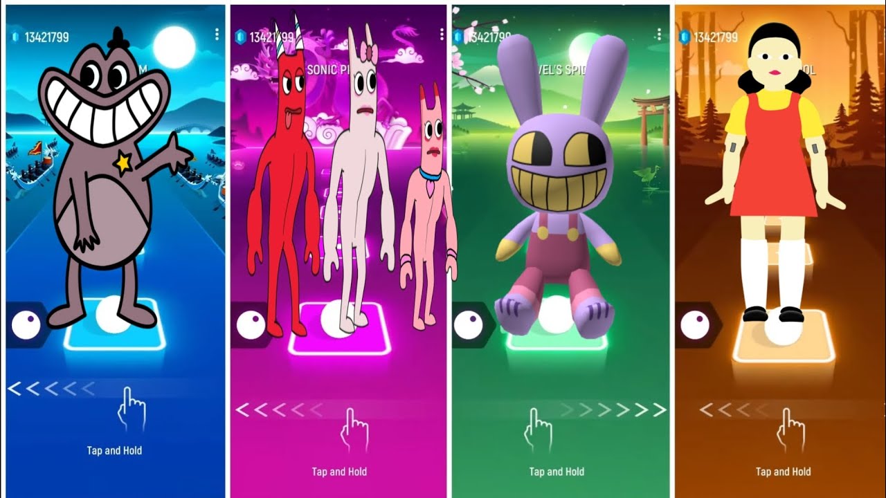 Sheriff Toadster🆚Garten of BanBa Game Toons🆚Jax The Amazing Digital ...