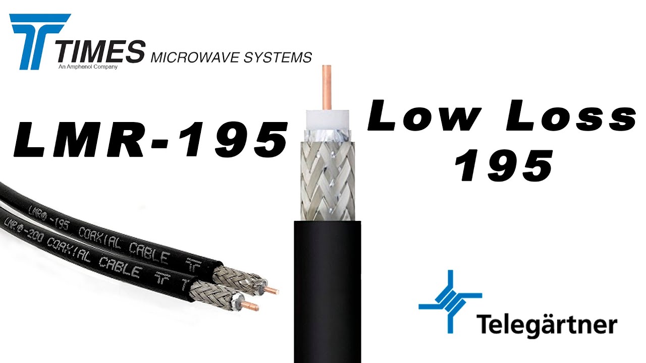 Коаксиальный кабель 50 Ом, Low Loss 195 / LMR-195 - YouTube