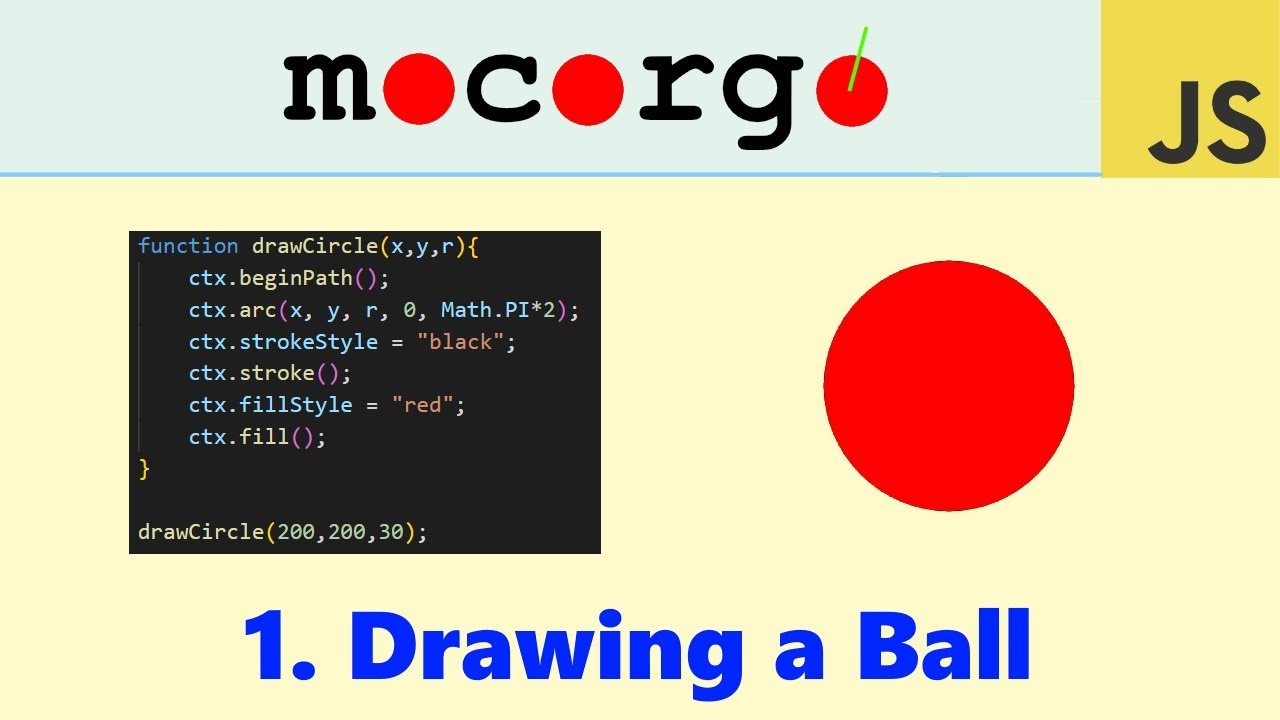 2d Physics Engine From Scratch Js 01 Drawing A Ball Youtube