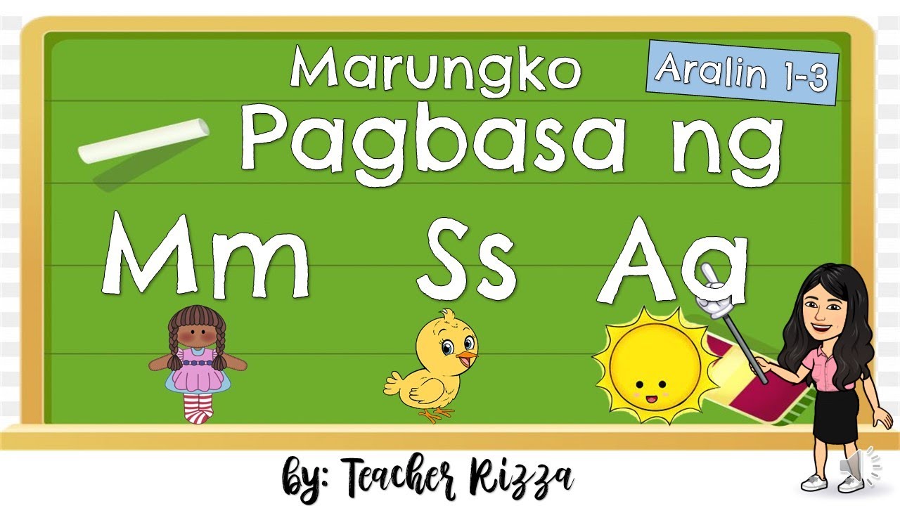 MARUNGKO | UNANG HAKBANG SA PAGBASA | LETRANG M S A (PART1) |mrs ...