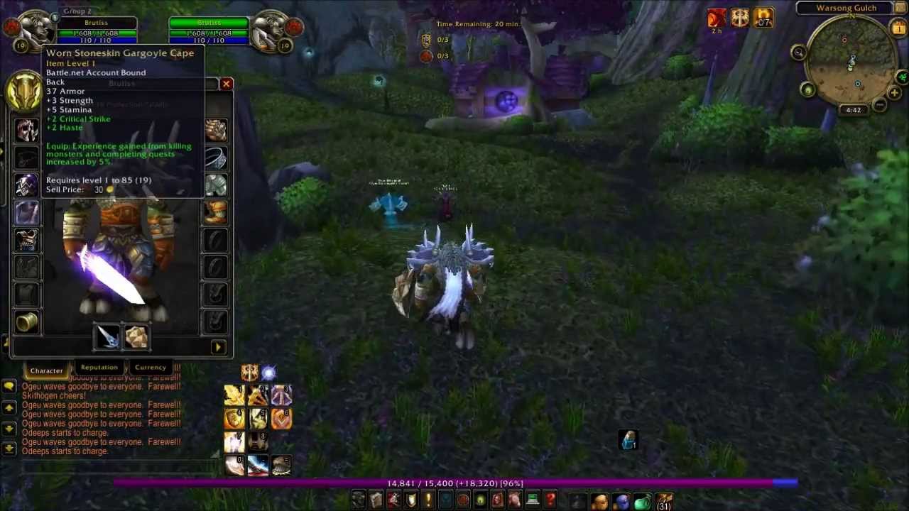 World Of Warcraft: Low level Protection Paladin PVP - YouTube