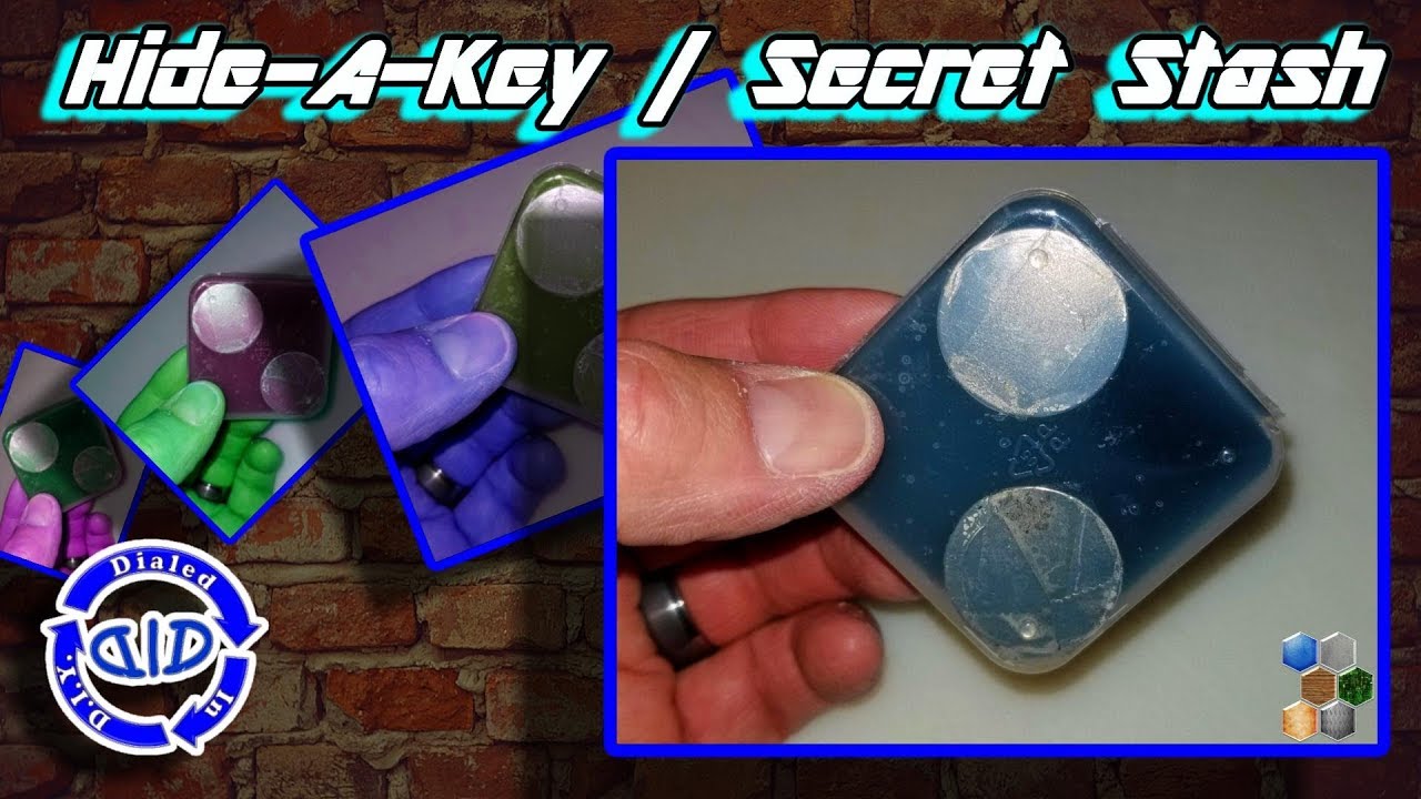 Make Magnetic Hide a Key & Secret Stash FREE - DIY Tutorial - YouTube