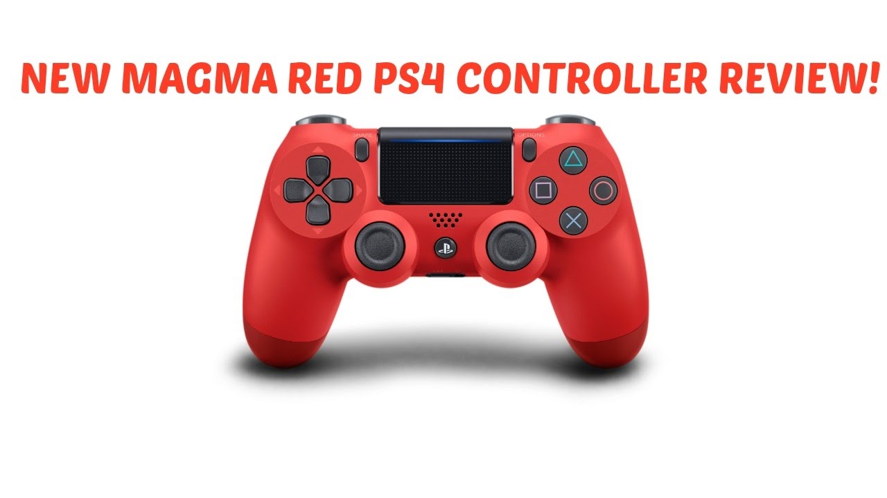 NEW MAGMA RED PS4 CONTROLLER UNBOXING/REVIEW! - YouTube
