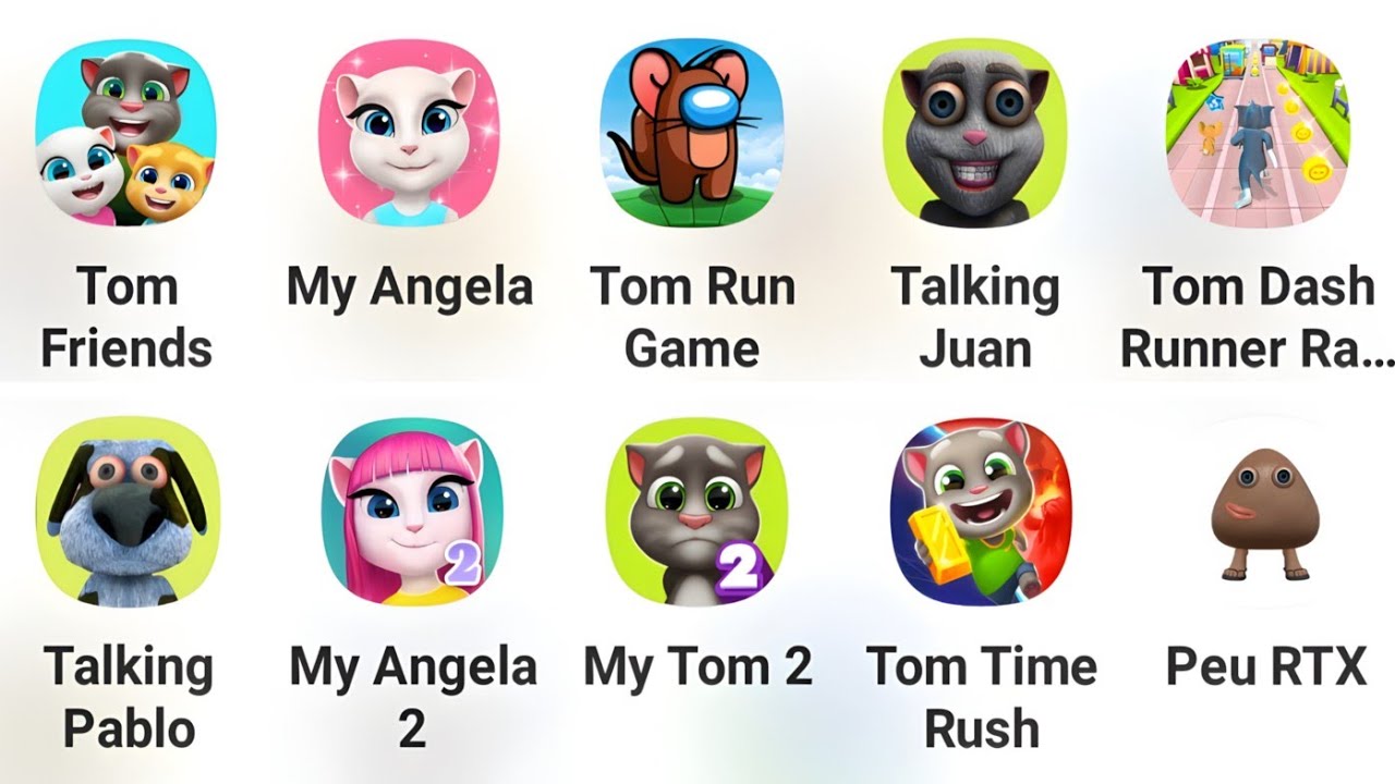 Tom Friends, Tom Run + Tom Dash (Talking Juan + Talking Pablo) My ...