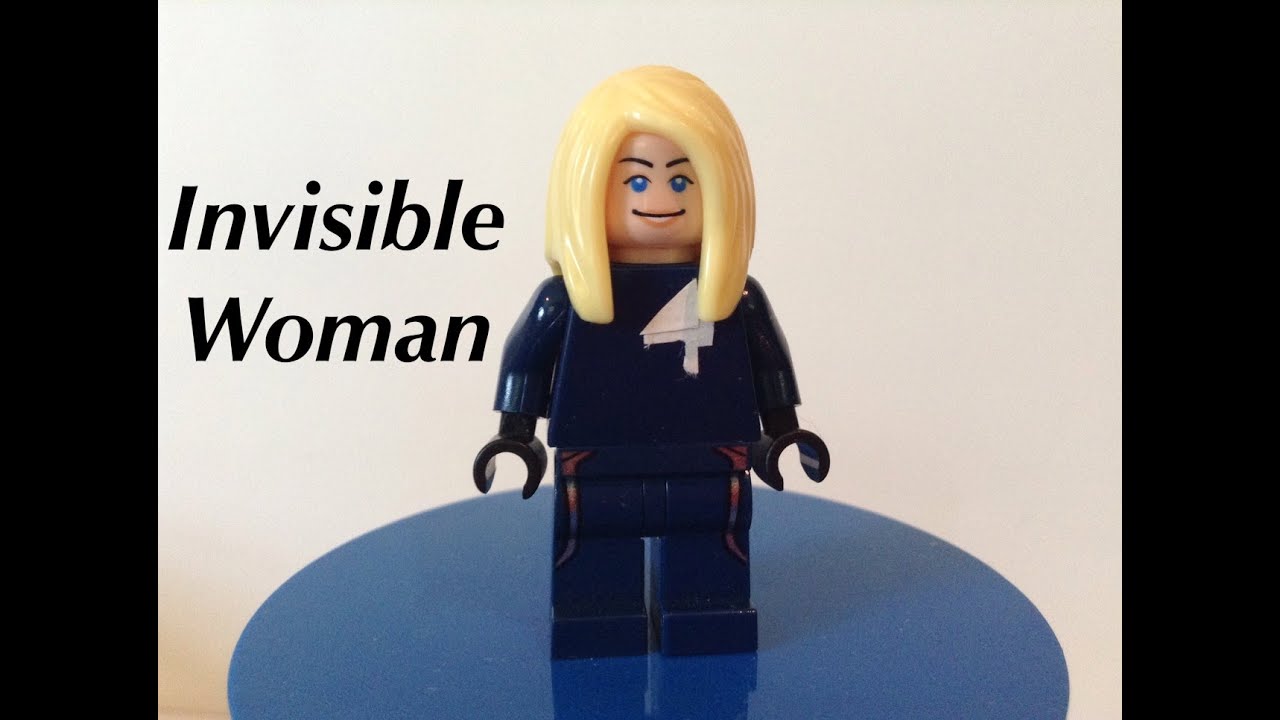 LEGO Marvel Fantastic Four: Invisible Woman Custom Minifig - YouTube