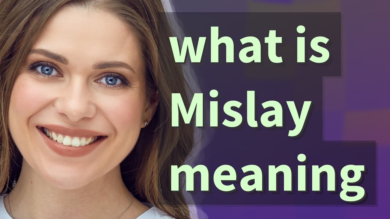 Mislay | meaning of Mislay - YouTube