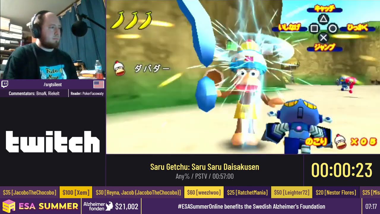 Saru Getchu: Saru Saru Daisakusen [Any%] by SRGTSilent - # ...