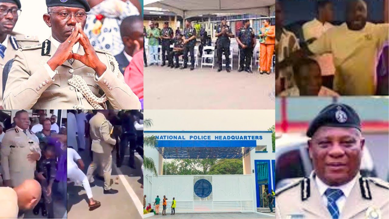 Jubilation Ȟ!ts Police HeadQuarter As New I.G.P Tetteh Yohuno Takes His ...