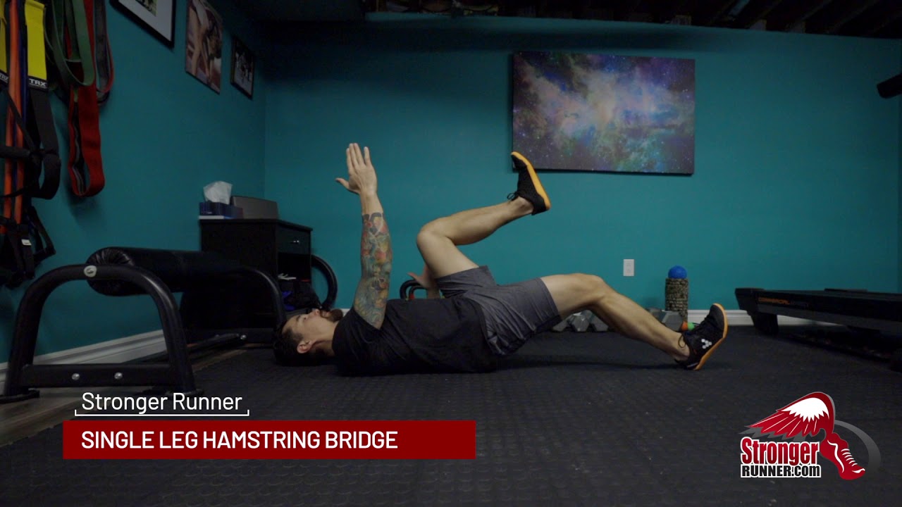 Single Leg Hamstring Bridge DEMO - YouTube
