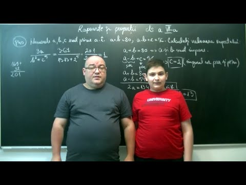 72. Rapoarte si proportii - Exercitii rezolvate P35-P40 - clasa a VI-a ...