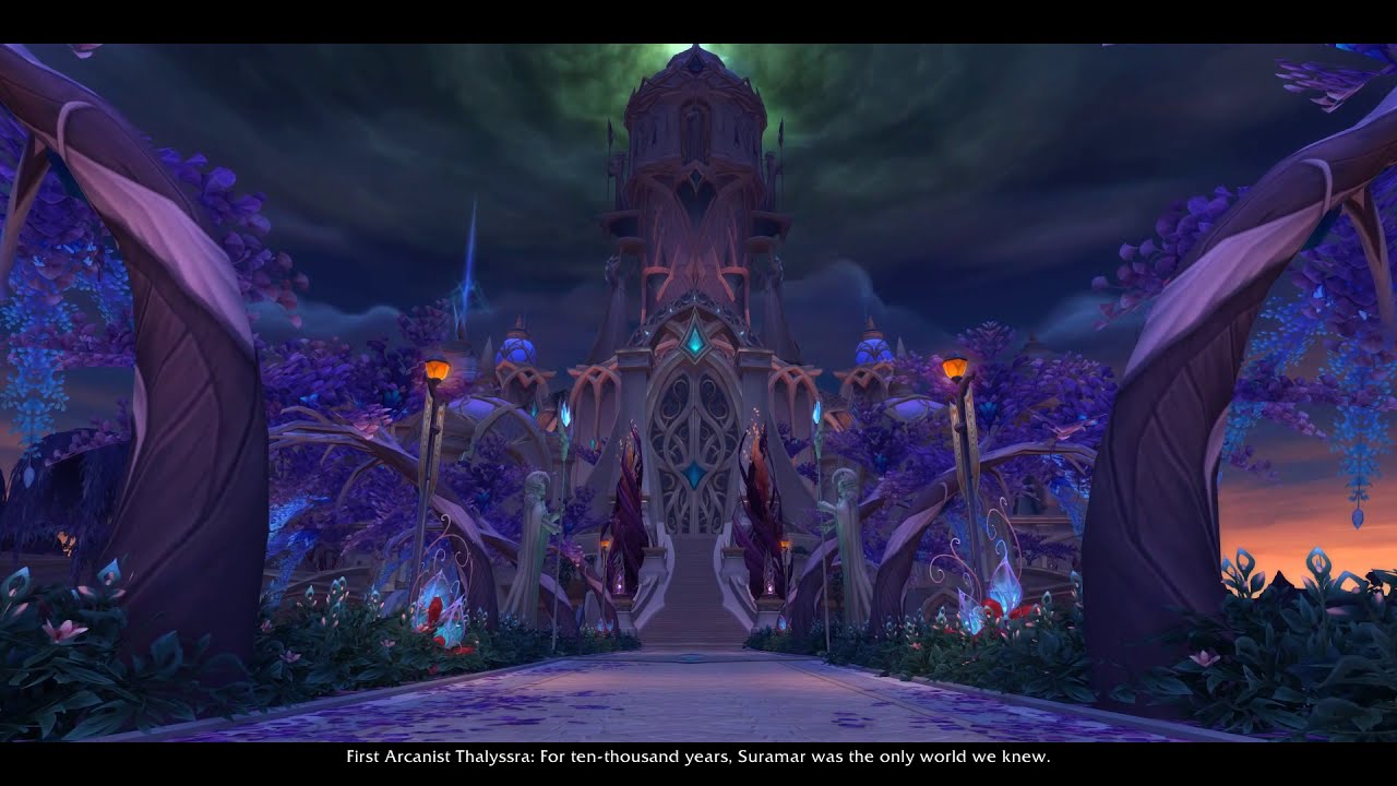 Nightborne Intro - World of Warcraft: Battle for Azeroth - YouTube