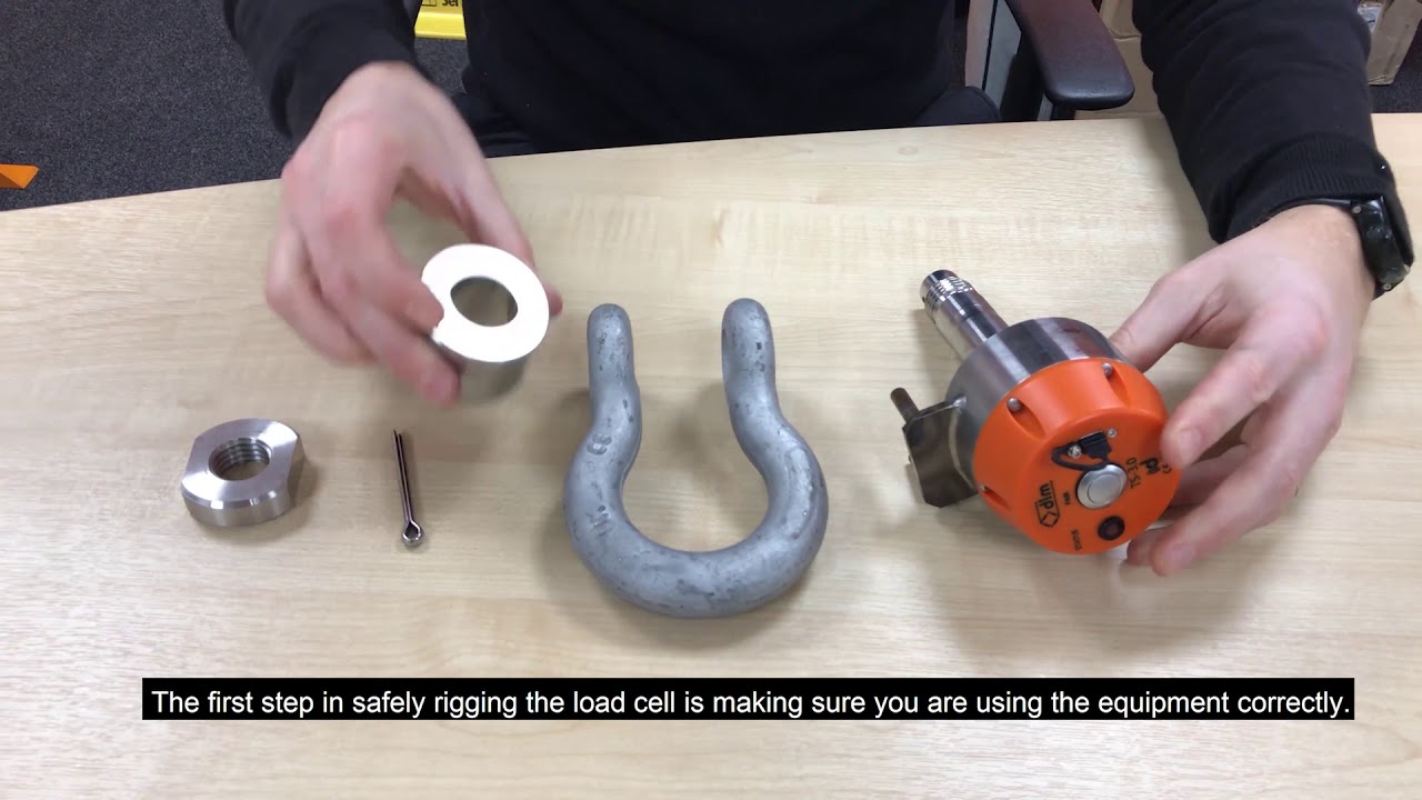 TS-3.0 Shackle Load Cell operational and rigging - YouTube