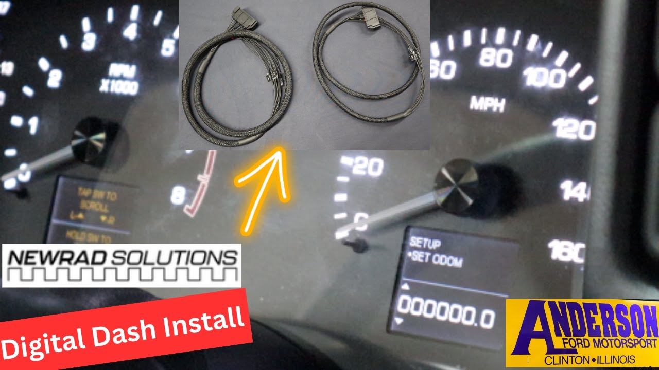 Foxbody Dakota Digital Install - YouTube