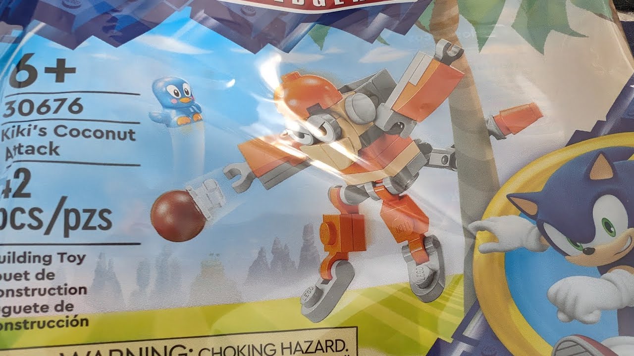 Coconut Chaos! LEGO Sonic Kiki's Coconut Attack Polybag Review: - YouTube