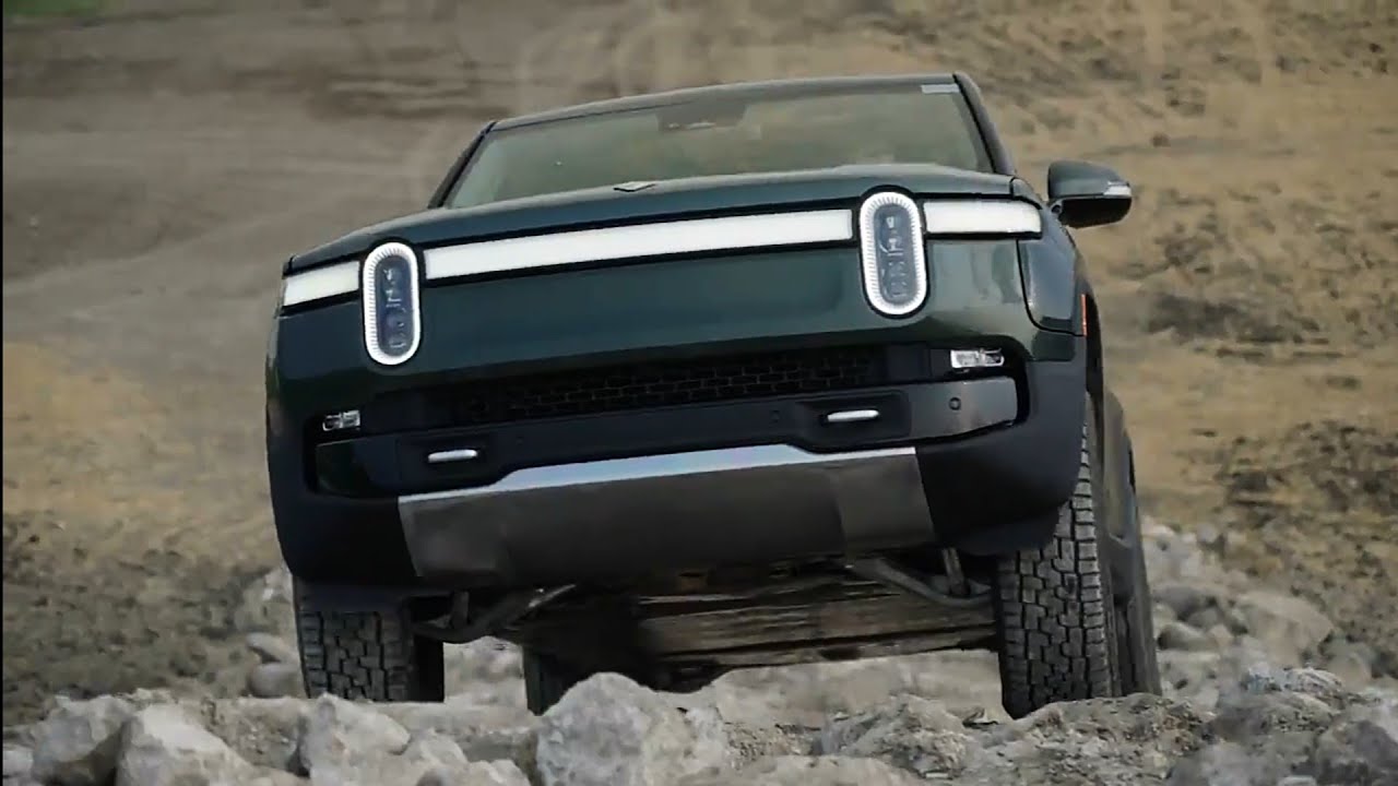 Watch The Rivian R1T Power Through Some Serious Off-Road - YouTube