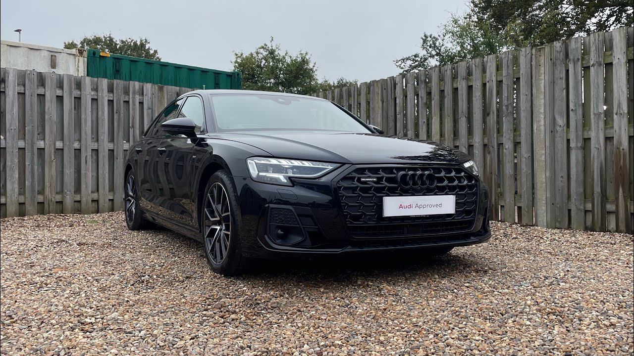 AUDI A8 BLACK EDITION TFSI e *HYBRID* - CAMBRIDGE AUDI - YouTube
