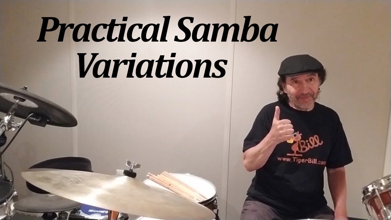 Drum Lessons: Grooves -- Practical Samba Variations - YouTube