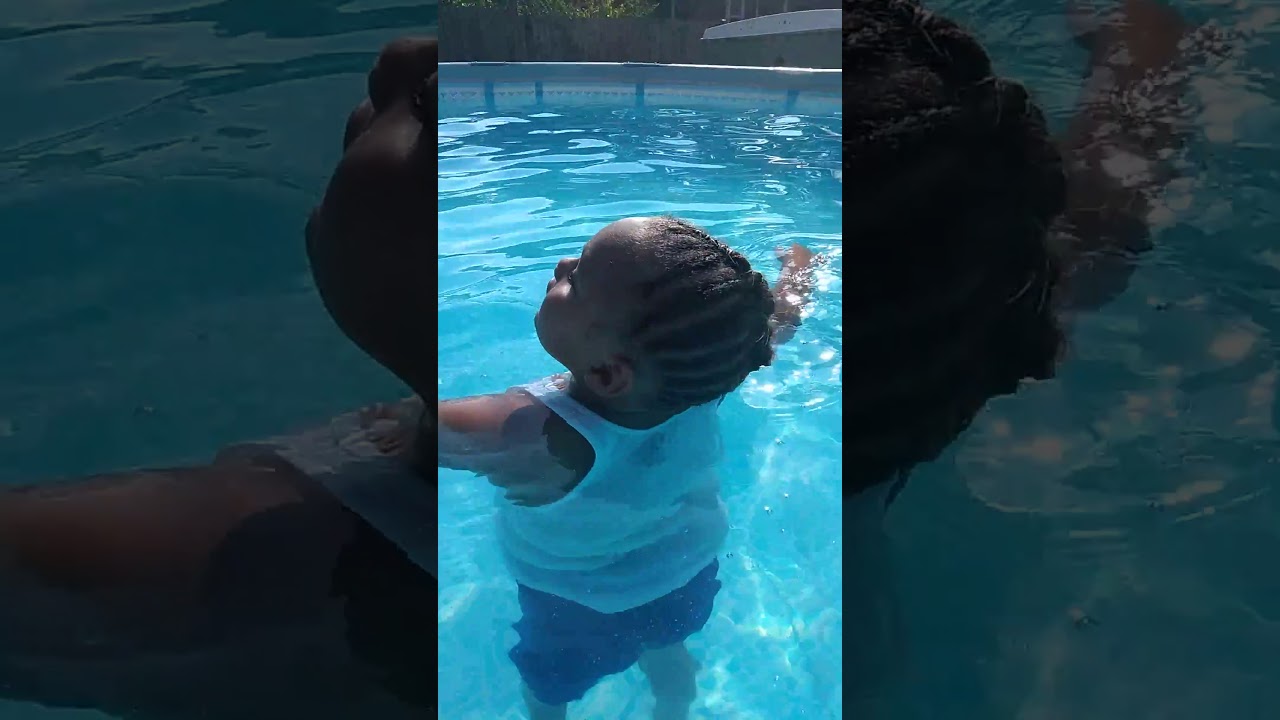 POOKIE IN THE POOL IN VIRGINIA ♥️ - YouTube