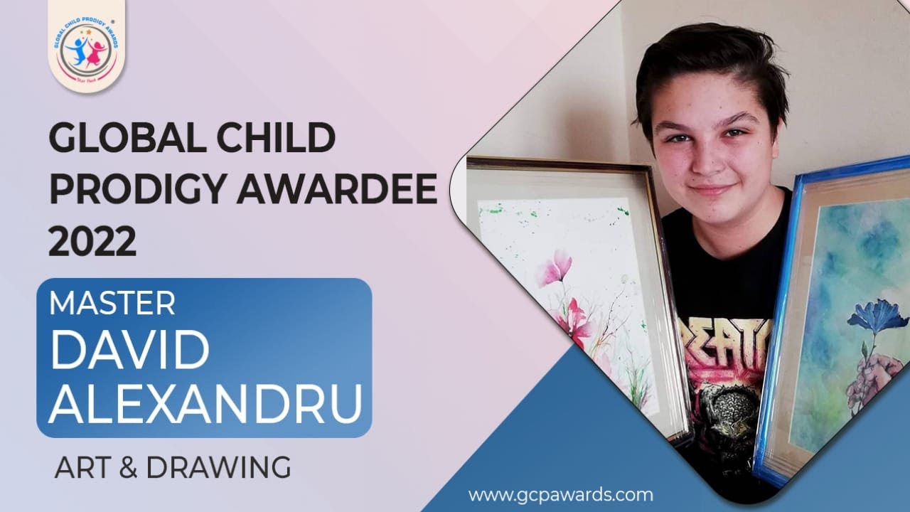 Master David Alexandru | Global Child Prodigy Awardee 2022 in Art ...