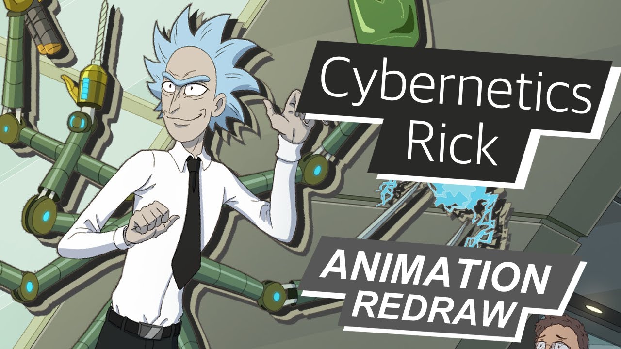 Animation Redraw - Cybernetics Rick (Rick and Morty) - YouTube