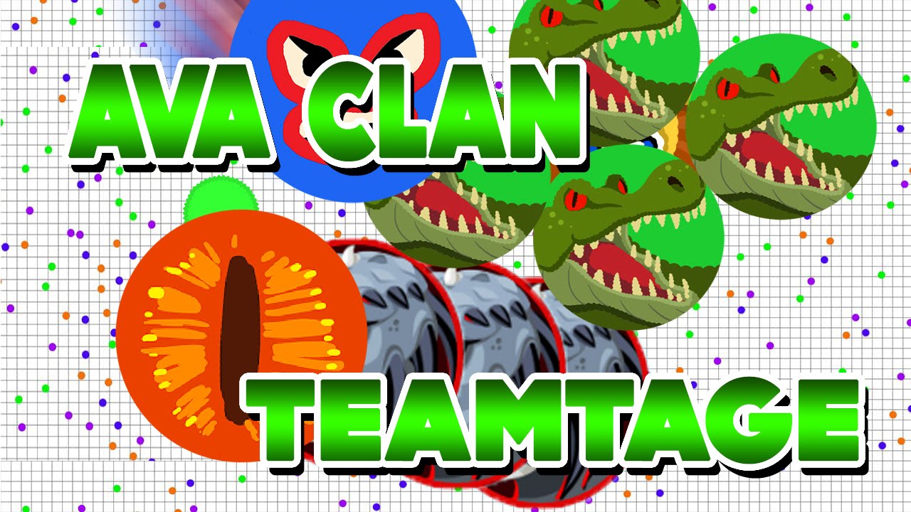 Agar.io AVA Clan TEAMTAGE! // INSANE EDIT! - YouTube