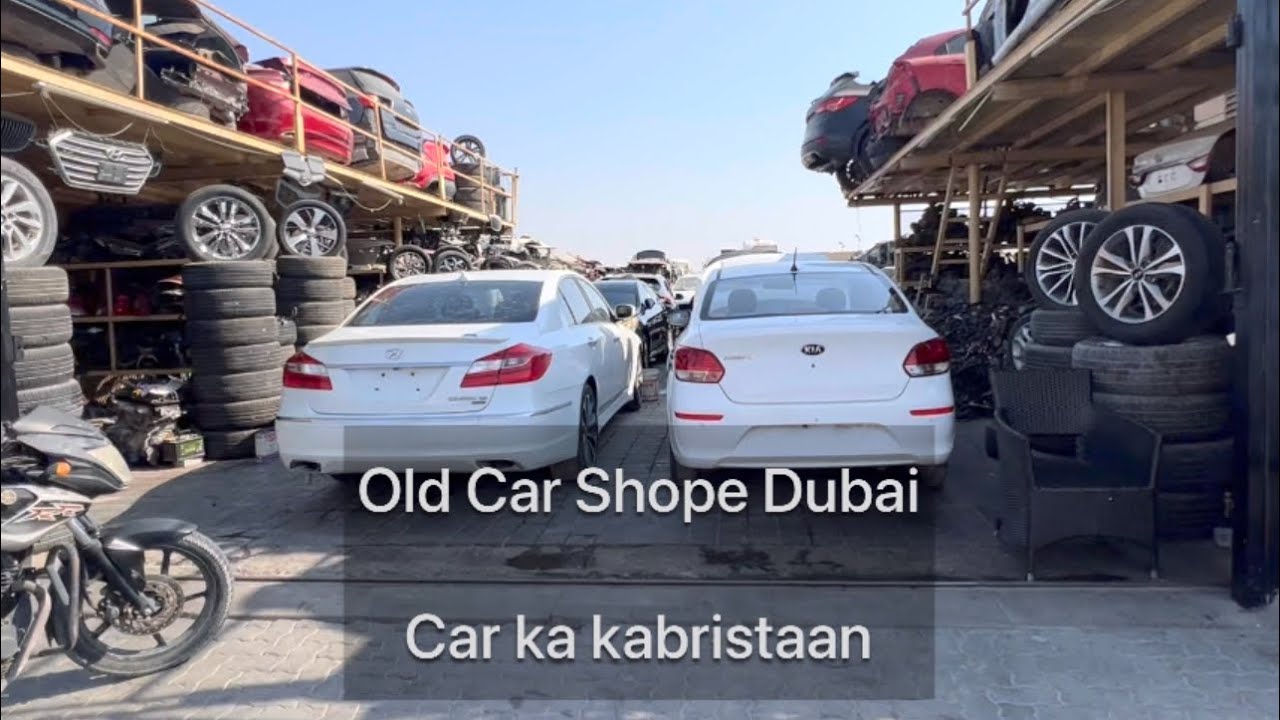 Dubai Car Parts Market // Graveyard of Cars \\#uae #carparts #ford #kia ...