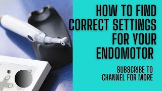 How to use Endomotor - RCT by Endomotor | Rotary Endo |... | Doovi