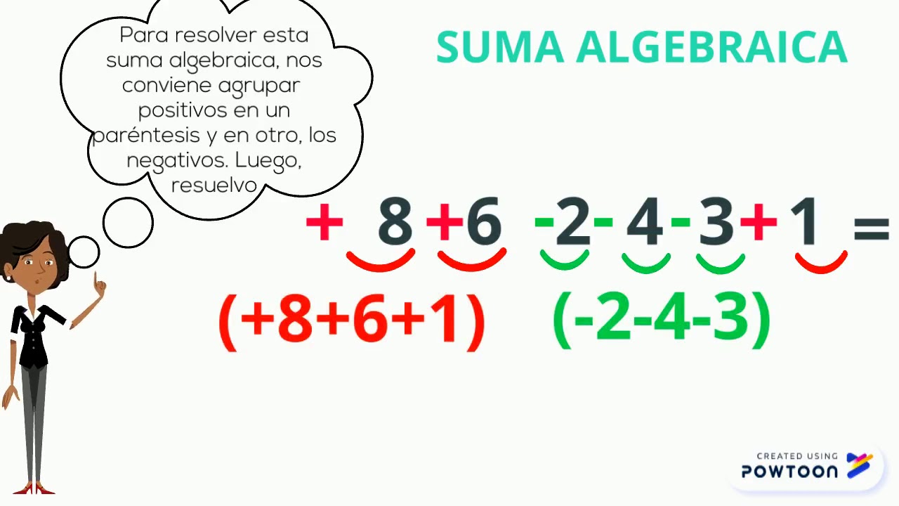 2do año suma algebraica - YouTube