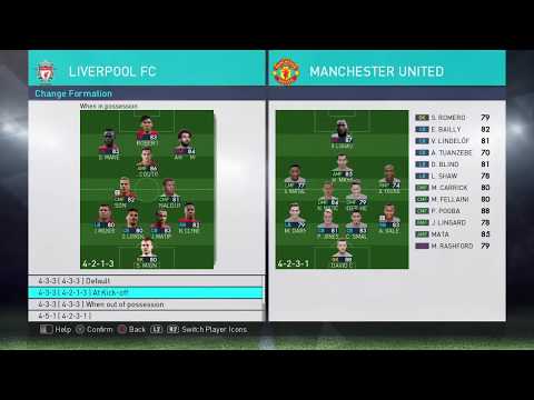 PES 2018 - Best Formation & Tactics for Liverpool