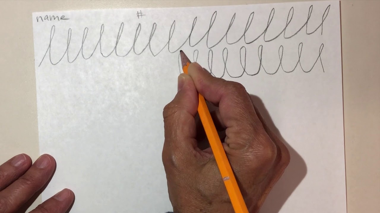 Drawing tall loops - YouTube