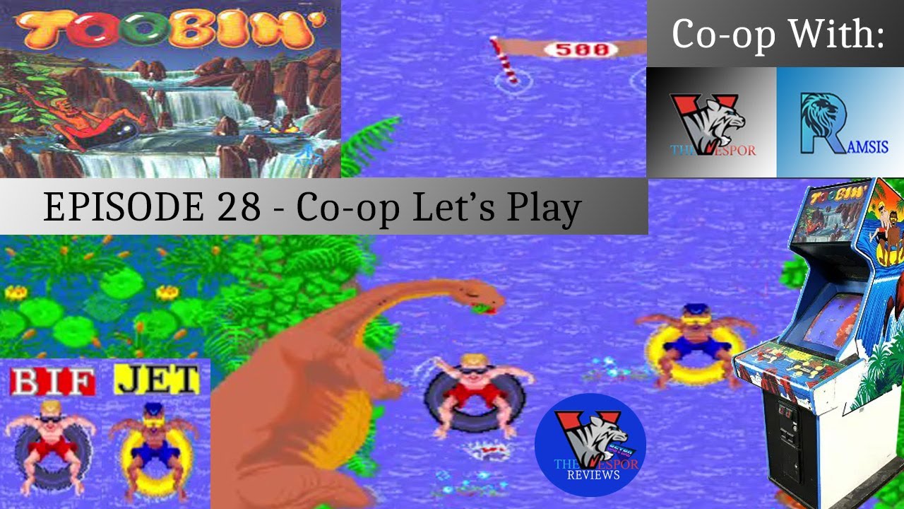 Retro Arcade Gameplay | Toobin' - Arcade - Let's Play - | Full Playthrough| Co-Op | Co ...
