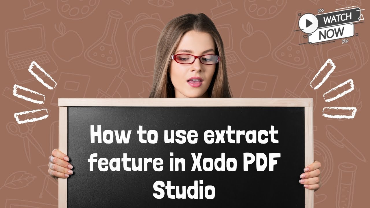 How to Use the Extract Feature in Xodo PDF Studio | ICONS Infocom - YouTube