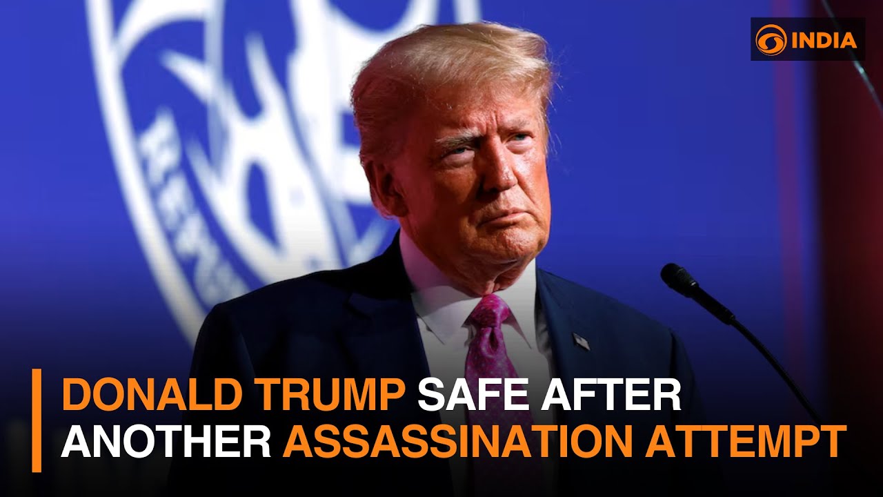 Donald Trump safe after another assassination attempt and more news | DD India Live - YouTube