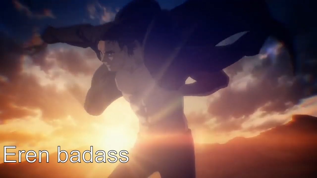 Eren Badass Cloak Scene English Sub Attack on titan season 4 - YouTube