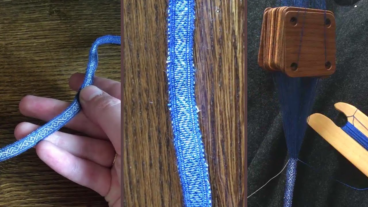 Recreating a Viking Age Brocade Tablet Woven Band - YouTube