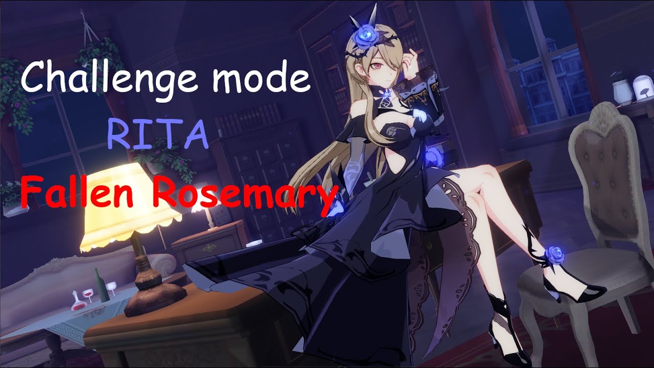 Honkai Impact 3 Challenge Mode Rita Fallen Rosemary Final stage - YouTube