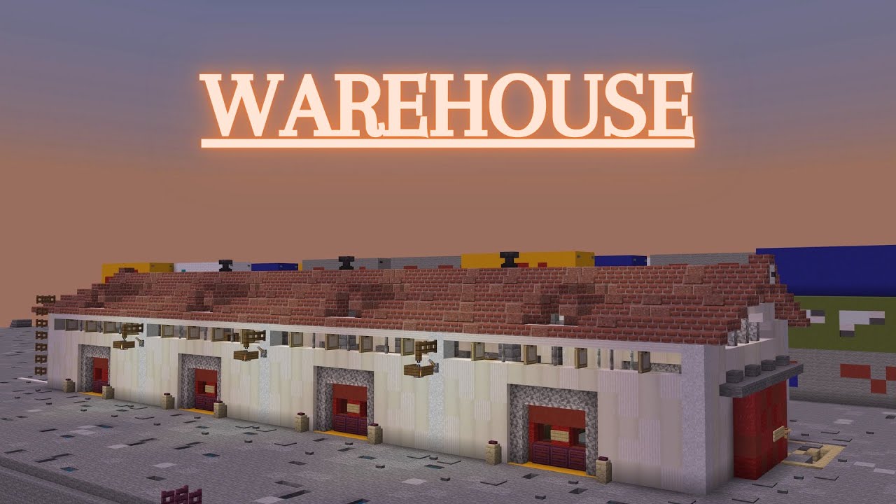 Minecraft: How to build a Warehouse in Minecraft | Minecraft Warehouse ...