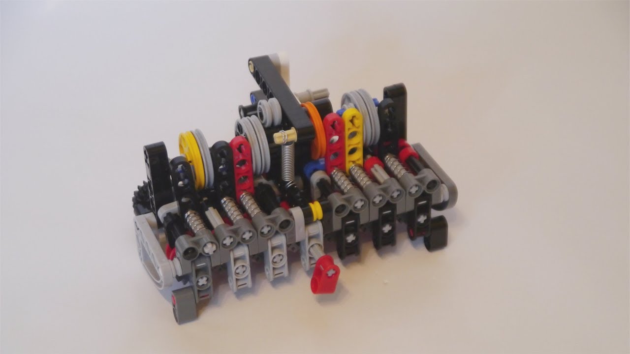 Lego 6 speed sequential parallel gearbox RC w/instructions - YouTube