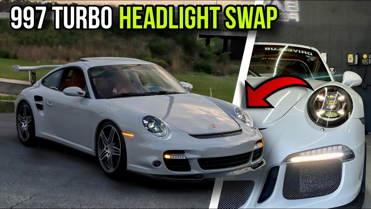 I Installed 992 Headlights in my Porsche 997 911 Turbo! - YouTube