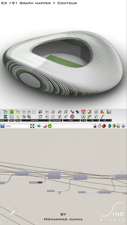 Grasshopper - EX 191 - Graph mapper + Contour - YouTube
