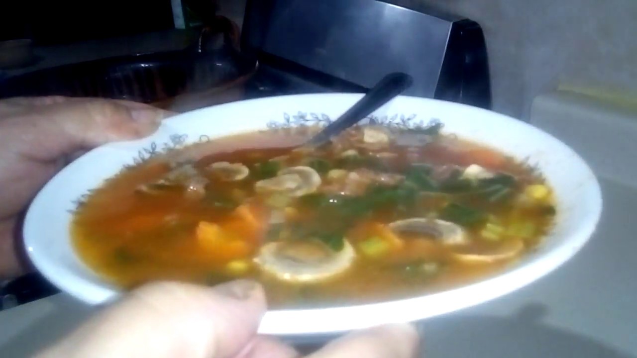 Sopa de corbata o' moño con verdura - YouTube