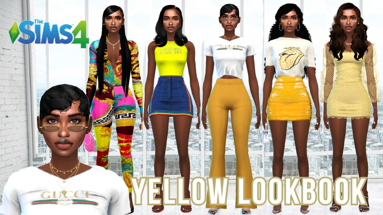 Sims 4 yellow cas background - parisaso