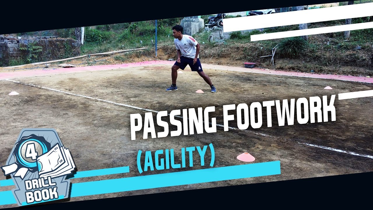 Passing Footwork ! #4 Volleyball Drill Book - YouTube