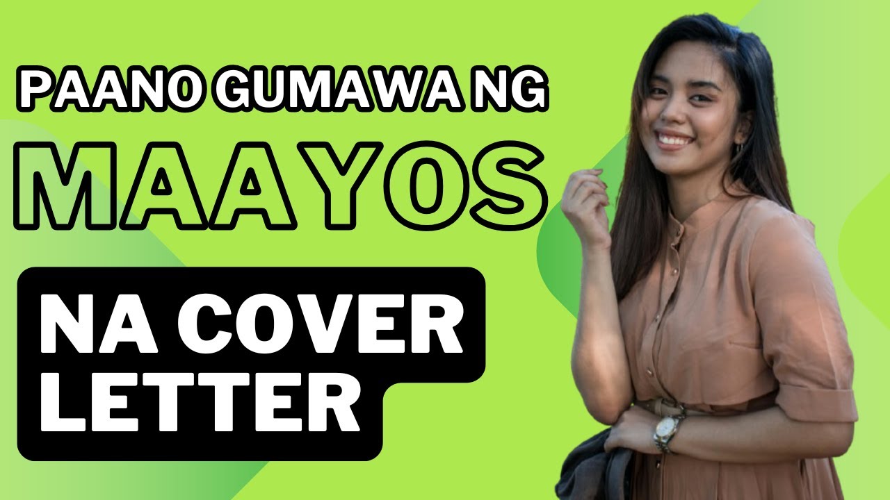 How to Write a Winning Cover Letter (Tagalog Video) - YouTube