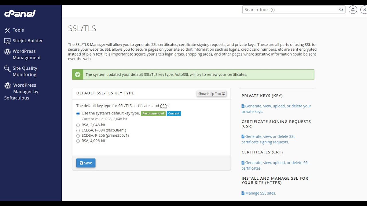 How To Install An Ssl Certificate In Cpanel For Wordpress Youtube